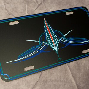Original Pinstriping Painted by Hand on a Panel by Neimar Duarte - Etsy