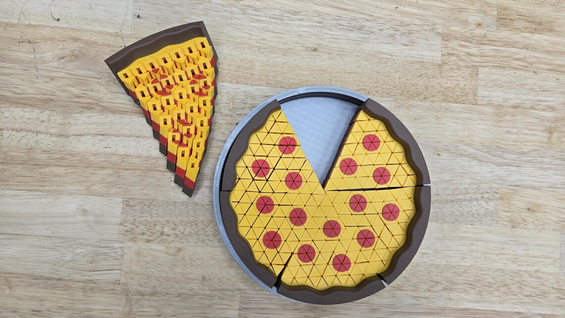 3D Printed Pizza Fidget Toy: Fun Desk Toy or Play Kitchen Prop - Etsy