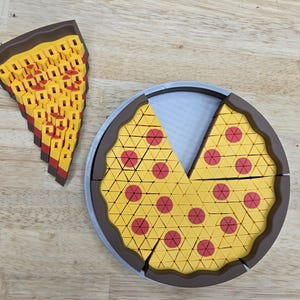 3D Printed Pizza Fidget Toy: Fun Desk Toy or Play Kitchen Prop - Etsy