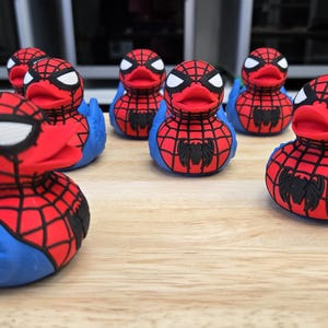 Spider Duck - 3D Printed Super Hero Duck - Etsy
