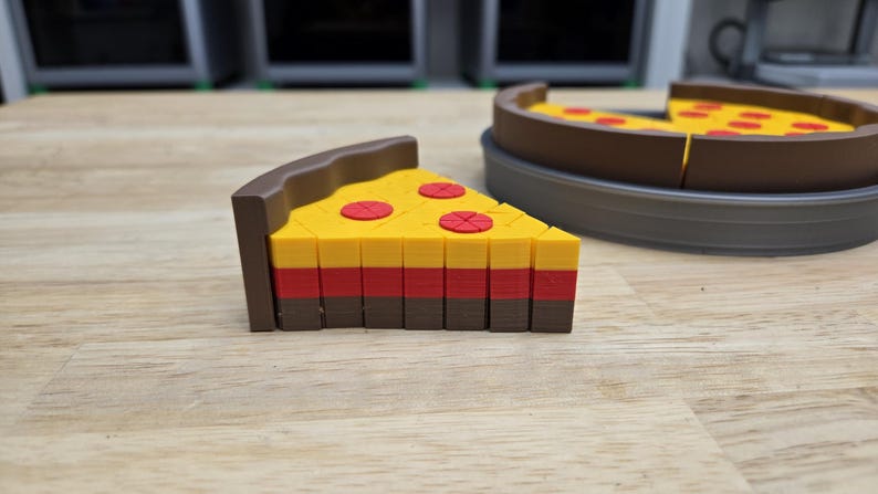 3D Printed Pizza Fidget Toy: Fun Desk Toy or Play Kitchen Prop - Etsy