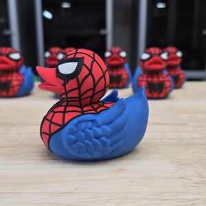 Spider Duck - 3D Printed Super Hero Duck - Etsy