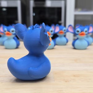 Blue Alien Duck - 3D Printed - Etsy