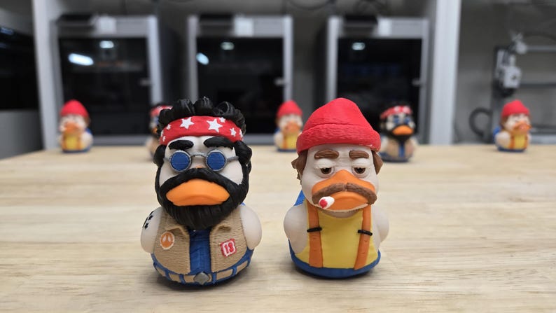 3D Printed Burnout Ducks | Collectible Figurines - Etsy