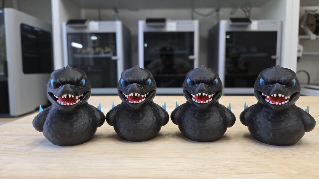 DEFECTIVE PRINT - Duckzilla - 3D Printed - Titan - King of the Monsters ...