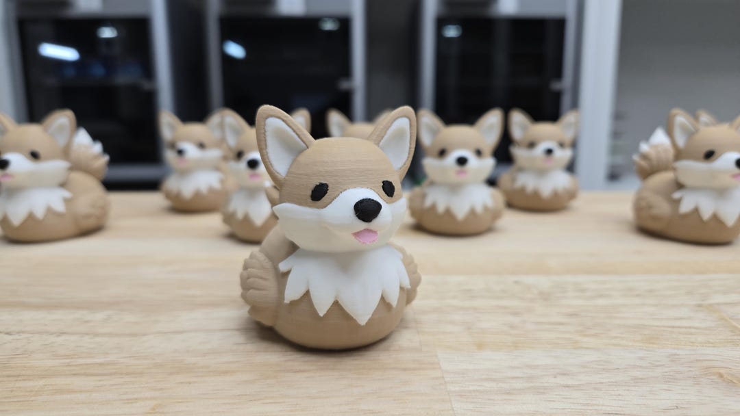 3D Printed Corgi Dog Duck | Corgi Duck Figurine - Etsy