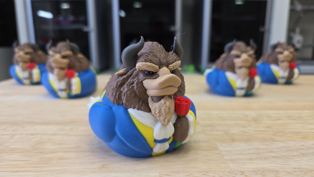 Beast Duck - 3D Printed - Etsy
