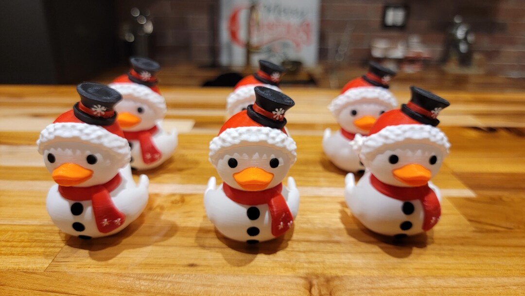 Snowman Duck - Etsy Australia