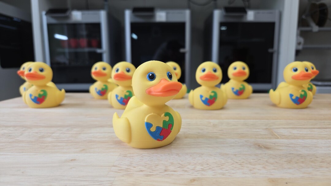 Autism Awareness Duck - 3D Printed - Etsy