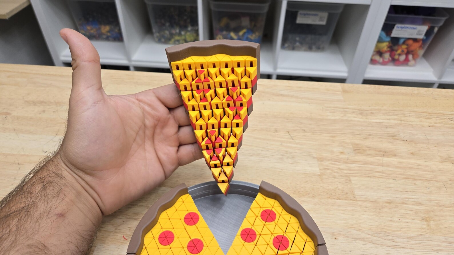 3D Printed Pizza Fidget Toy: Fun Desk Toy or Play Kitchen Prop - Etsy