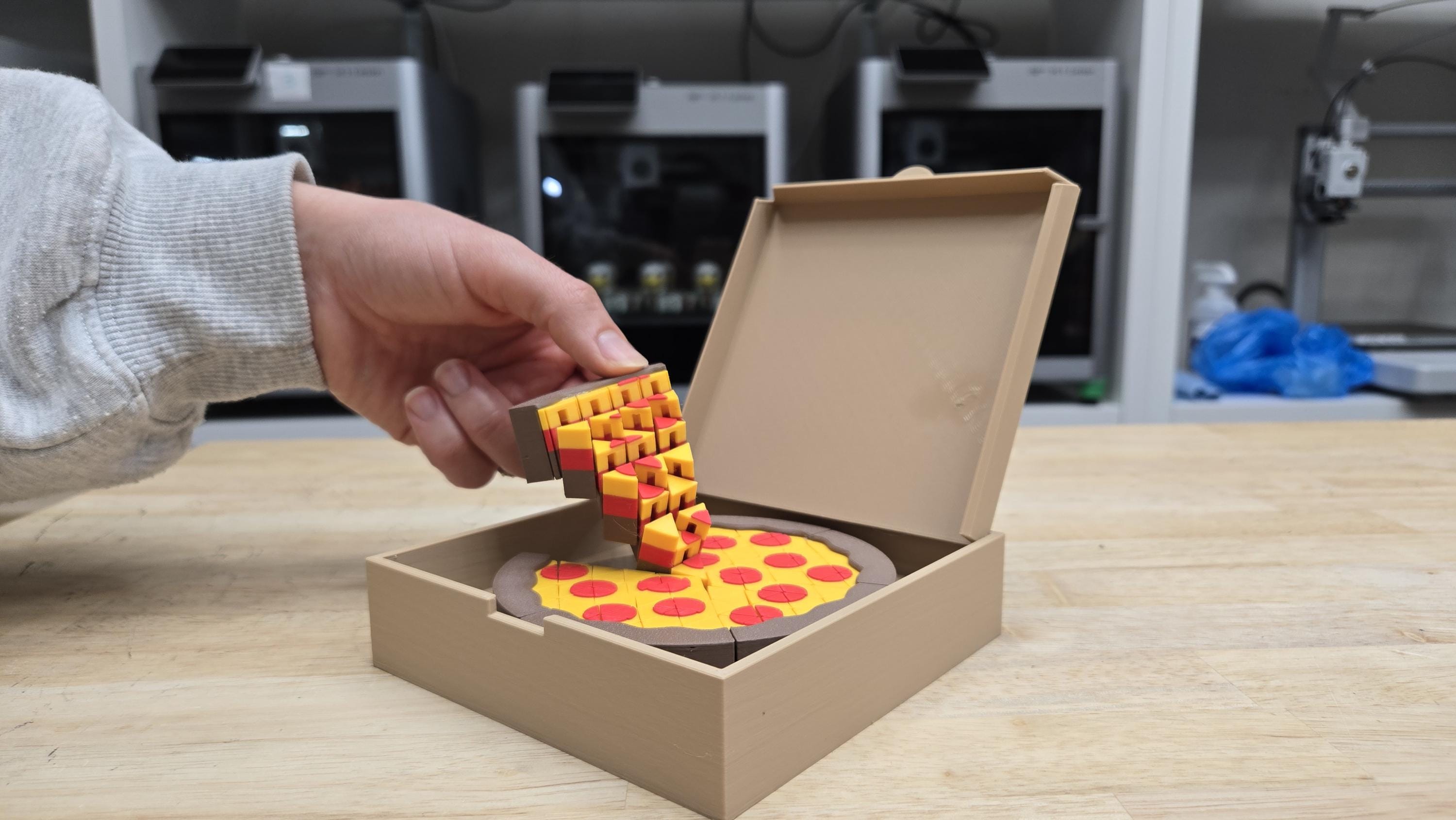 3D Printed Mini Pizza Fidget Toy - Etsy
