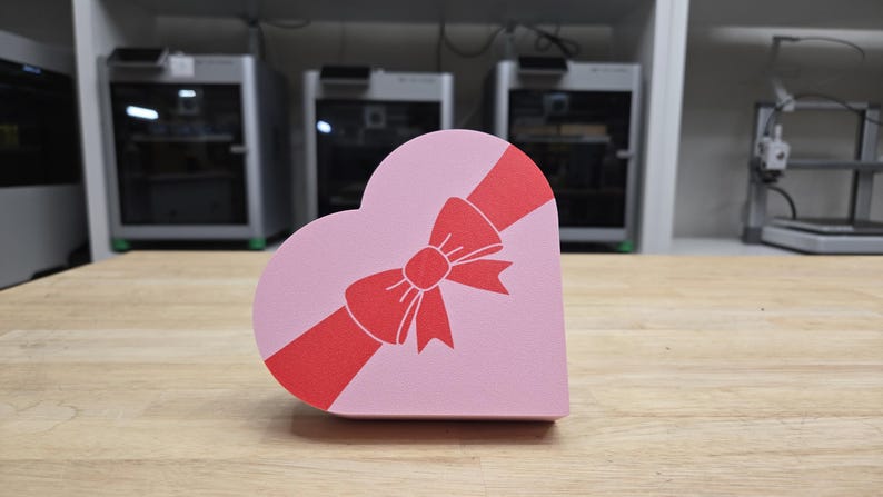 3D Printed Valentine's Day Heart Box | Valentine Candy Box | Heart ...