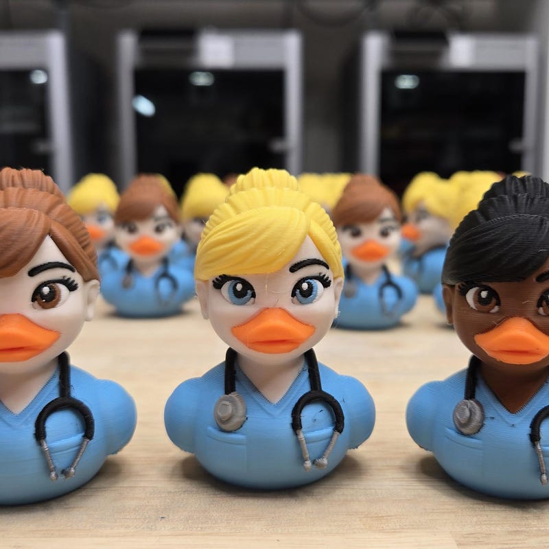 Christmas Duck 3d Print - Etsy