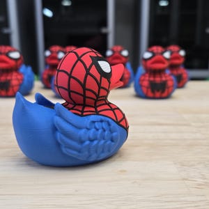Spider Duck - 3D Printed Super Hero Duck - Etsy