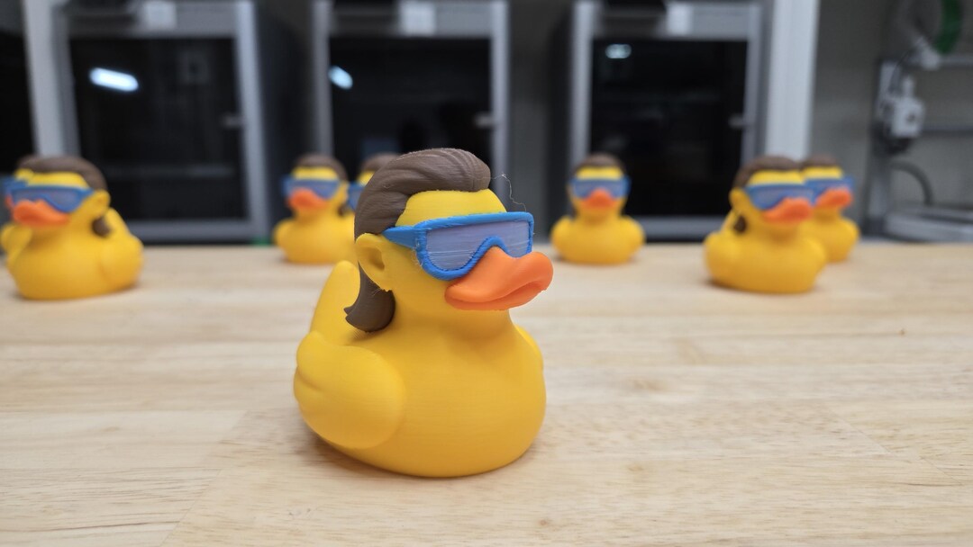 3D Printed Mullet Duck | Mullet Figurine - Etsy