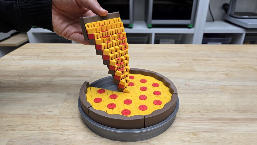 3D Printed Pizza Fidget Toy: Fun Desk Toy or Play Kitchen Prop - Etsy