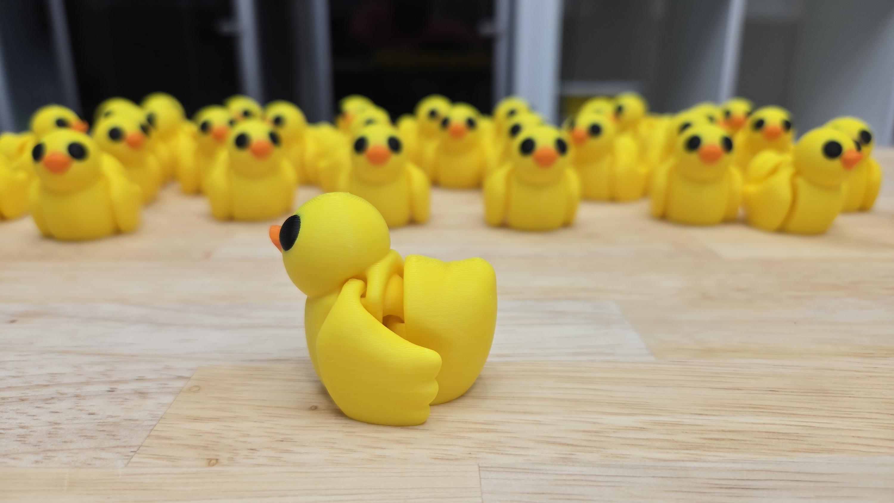 3D Printed Articulated Mini Baby Duck - Etsy