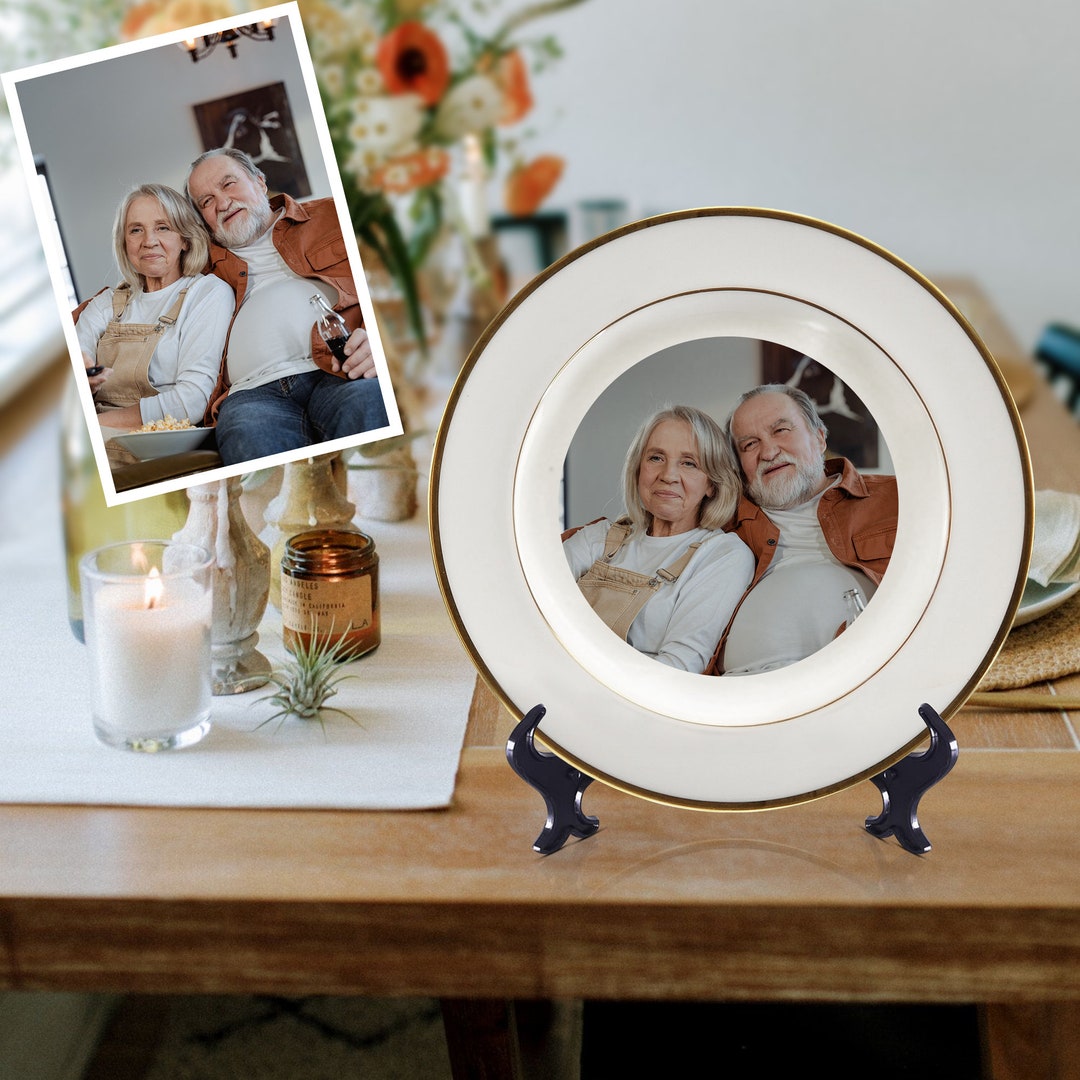 Personalized Ceramic Plates, Personalized Gift, Custom Plate for Décor ...