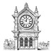 Historic Town - Victorian Homes and Sreetscapes Coloring Pages ...