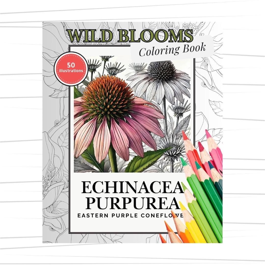 Wild Blooms of North America - A Color and Learn Coloring Book for ...