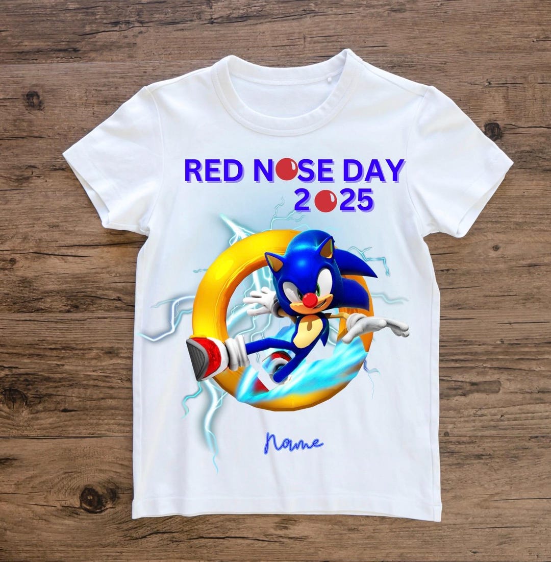 Red Nose Day 2025- Sonic Theme - Etsy
