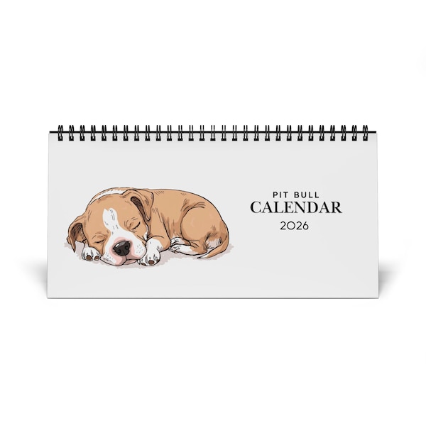 2026 Pit Bull Calendar - Etsy