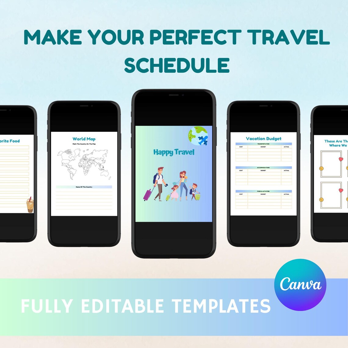 Digital Kids Travel Journal | Printable Adventure Diary for Children ...
