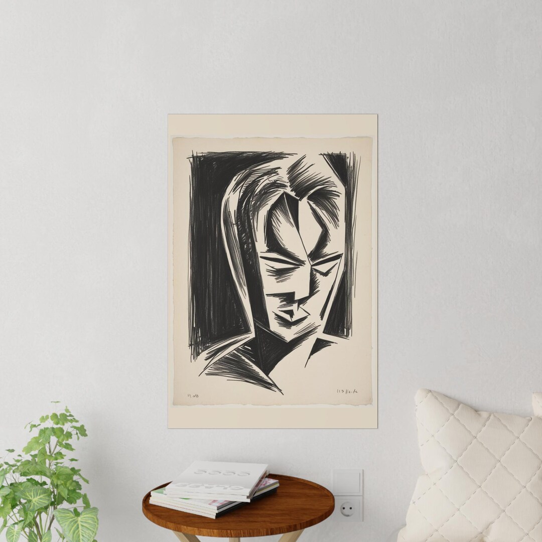 Modern Art Wall Decals, Mid Century Style Home Decor, Retro Vinyl ...