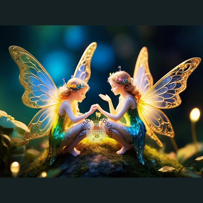 Fairies Art Print Set: Whimsical Fantasy Wall Decor (digital Download ...