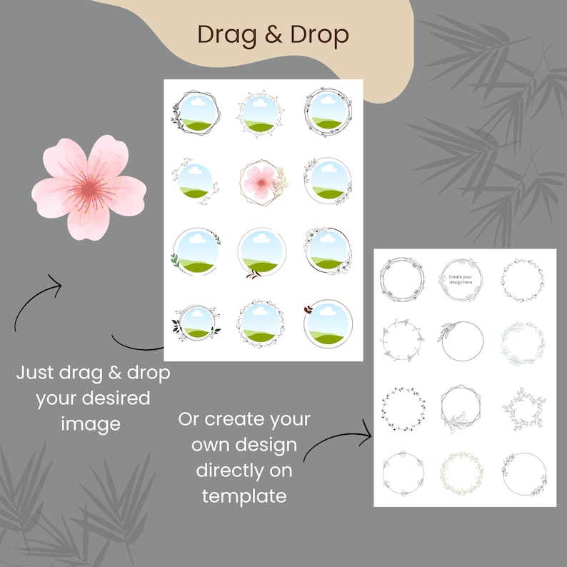 Cake Toppers Templates, Editable Canva Templates, Drag and Drop Canva ...
