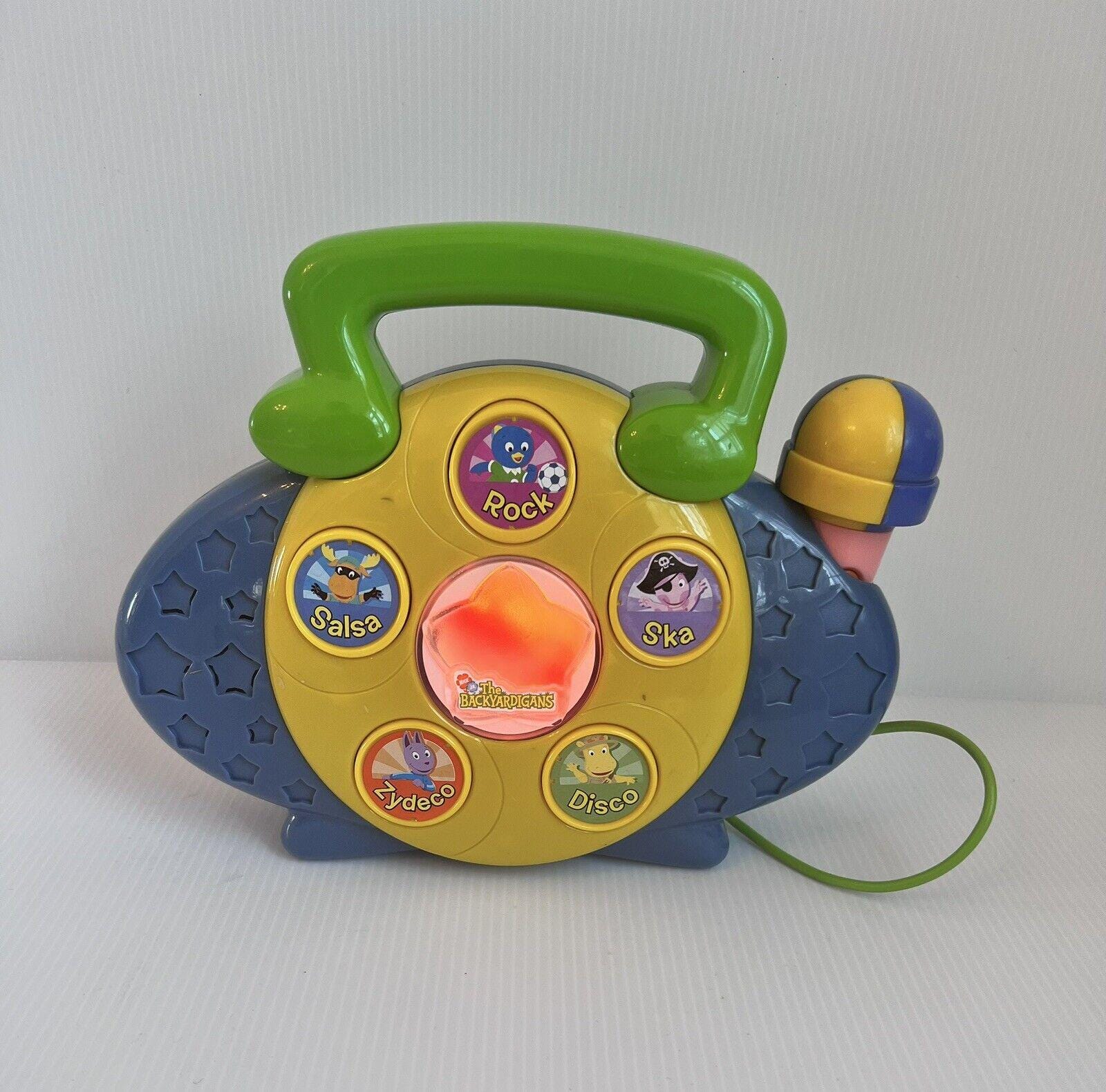 The Backyardigans Sing Along Music Player Karaoke Toy 2005 Mattel ...