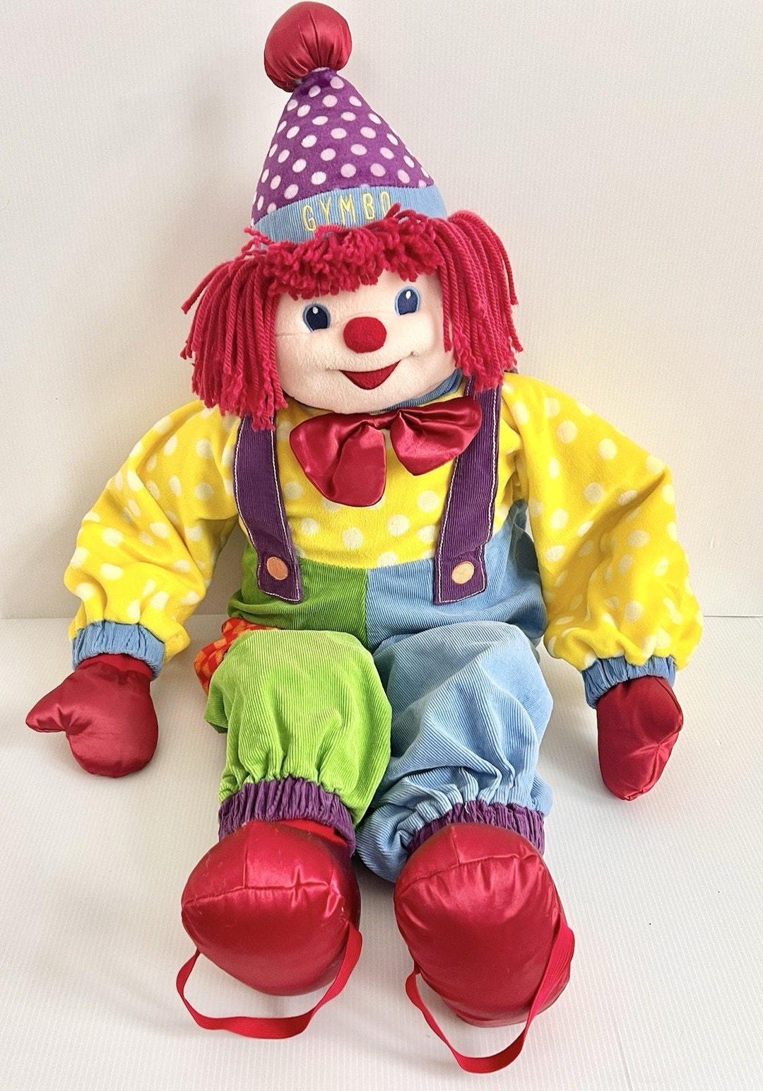 Gymboree 2004 Vintage Doll Plush Dance With Me Gymbo the Clown Large 36 ...