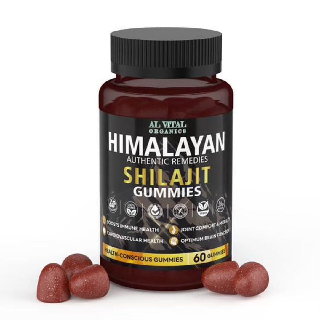 Organic Himalayan Shilajit Gummies - Etsy