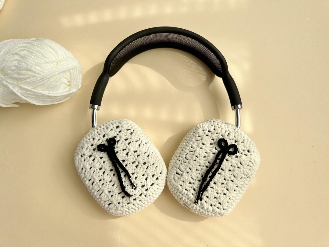 Bow Crocheted Airpods Max Cases Headphone Covers Cute AirPod Max Cover ...