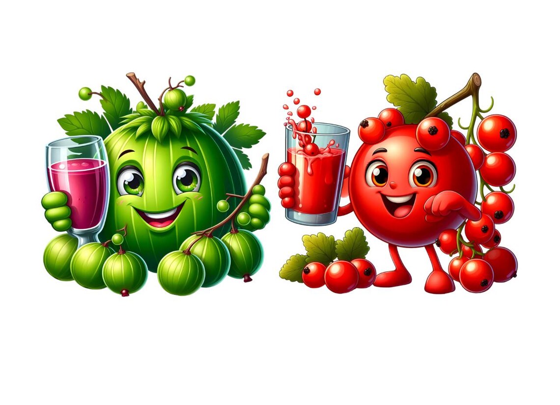 Cute Fruits Clipart, Summer Fruits Clipart, Cute Fruit PNG, Transparent ...