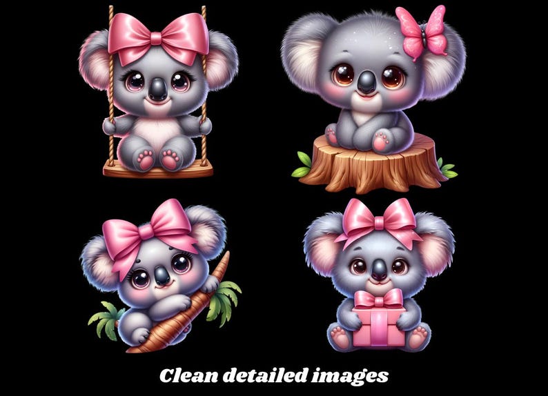 Cute Koala Clipart Animals Koala Baby Koala Children's Room With Koalas ...