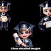 Graduation Boy Clipart PNG, Cute Graduate Digital Download, Graduation ...