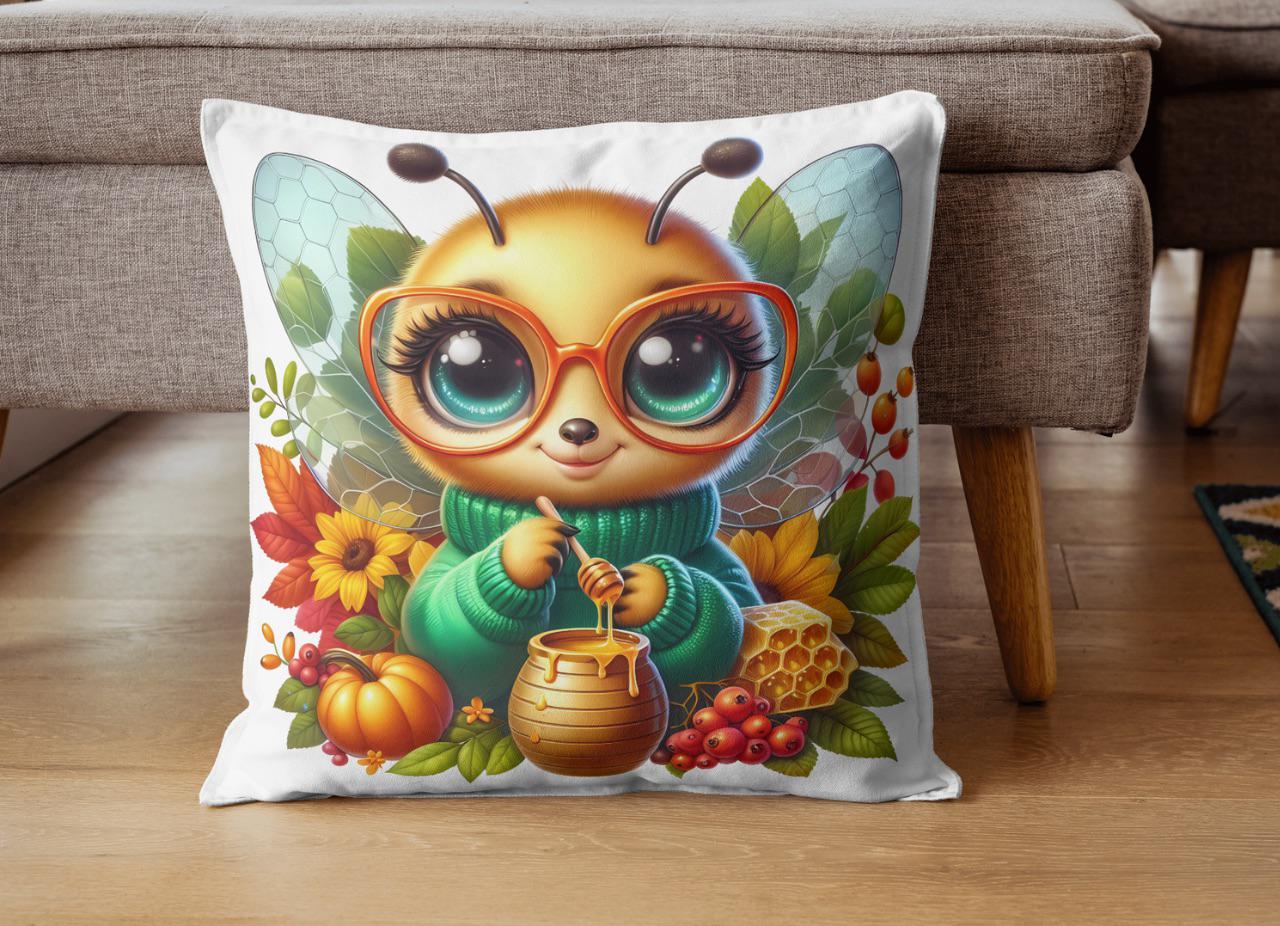 Autumn Bees Clipart PNG: Cozy Fall Honey Bee Graphics (digital Download ...