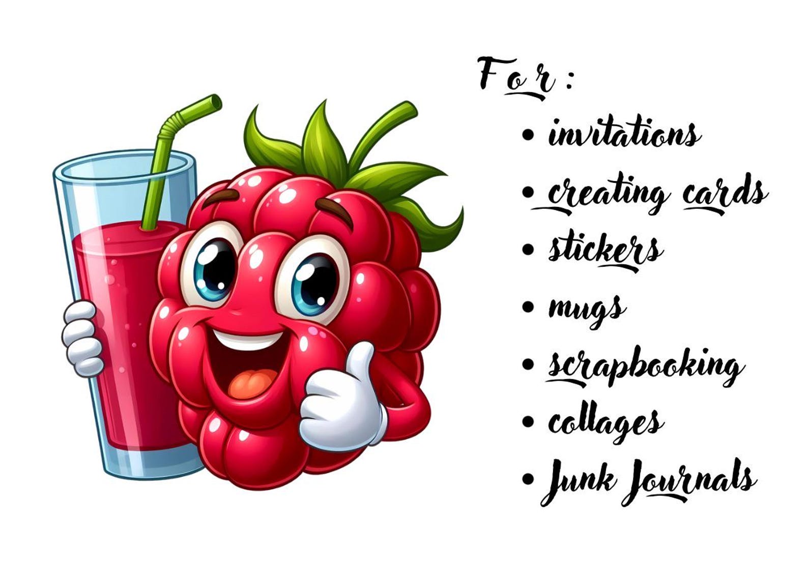 Cute Fruits Clipart, Summer Fruits Clipart, Cute Fruit PNG, Transparent ...