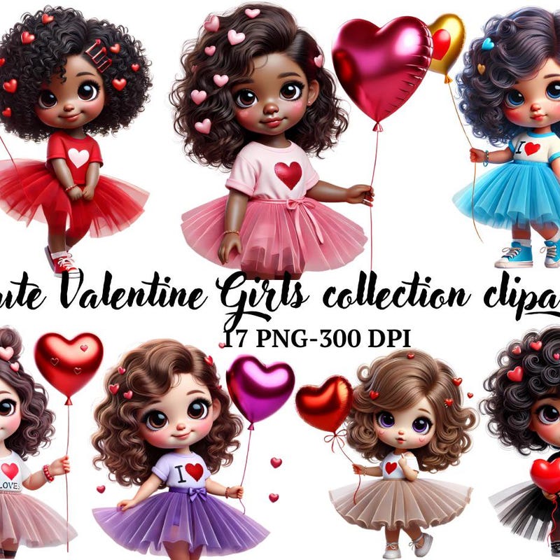 Clipart Girl - Etsy