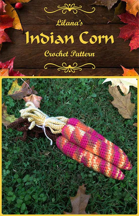 Indian Corn Crochet Pattern - Etsy