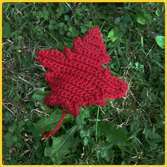 Maple Leaf Crochet Pattern - Etsy