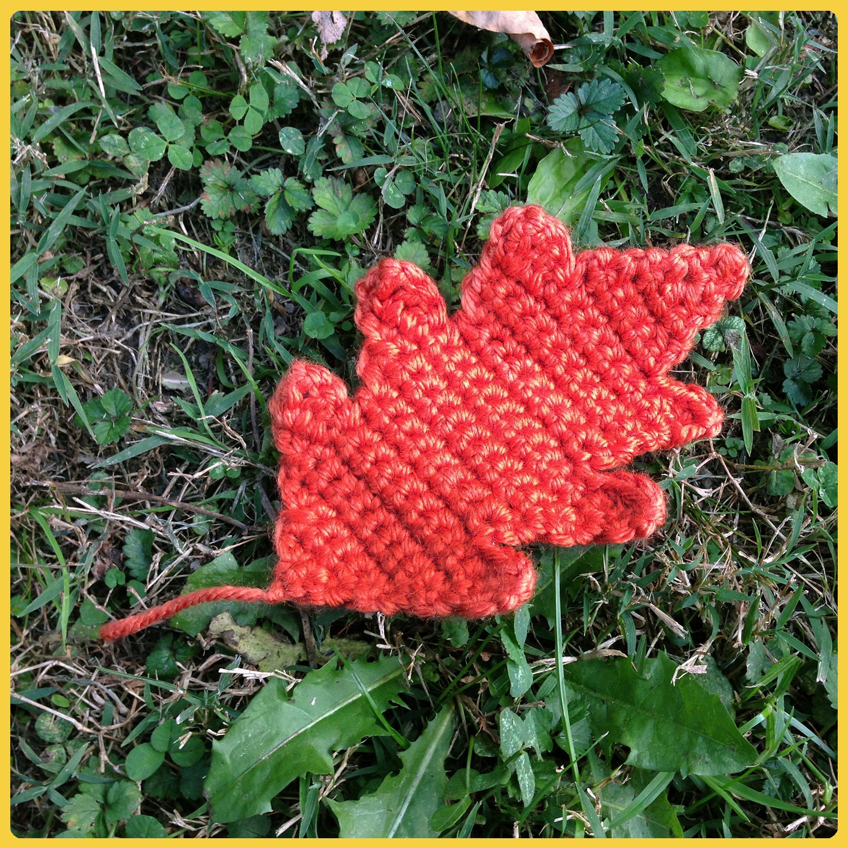 Oak Leaf Crochet Pattern - Etsy