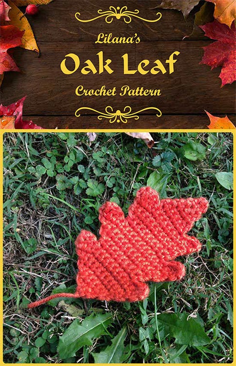 Oak Leaf Crochet Pattern - Etsy