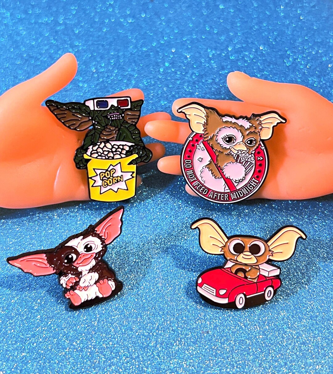 Gremlins Gizmo & Stripe Enamel Pin Collection – Nostalgic Movie ...