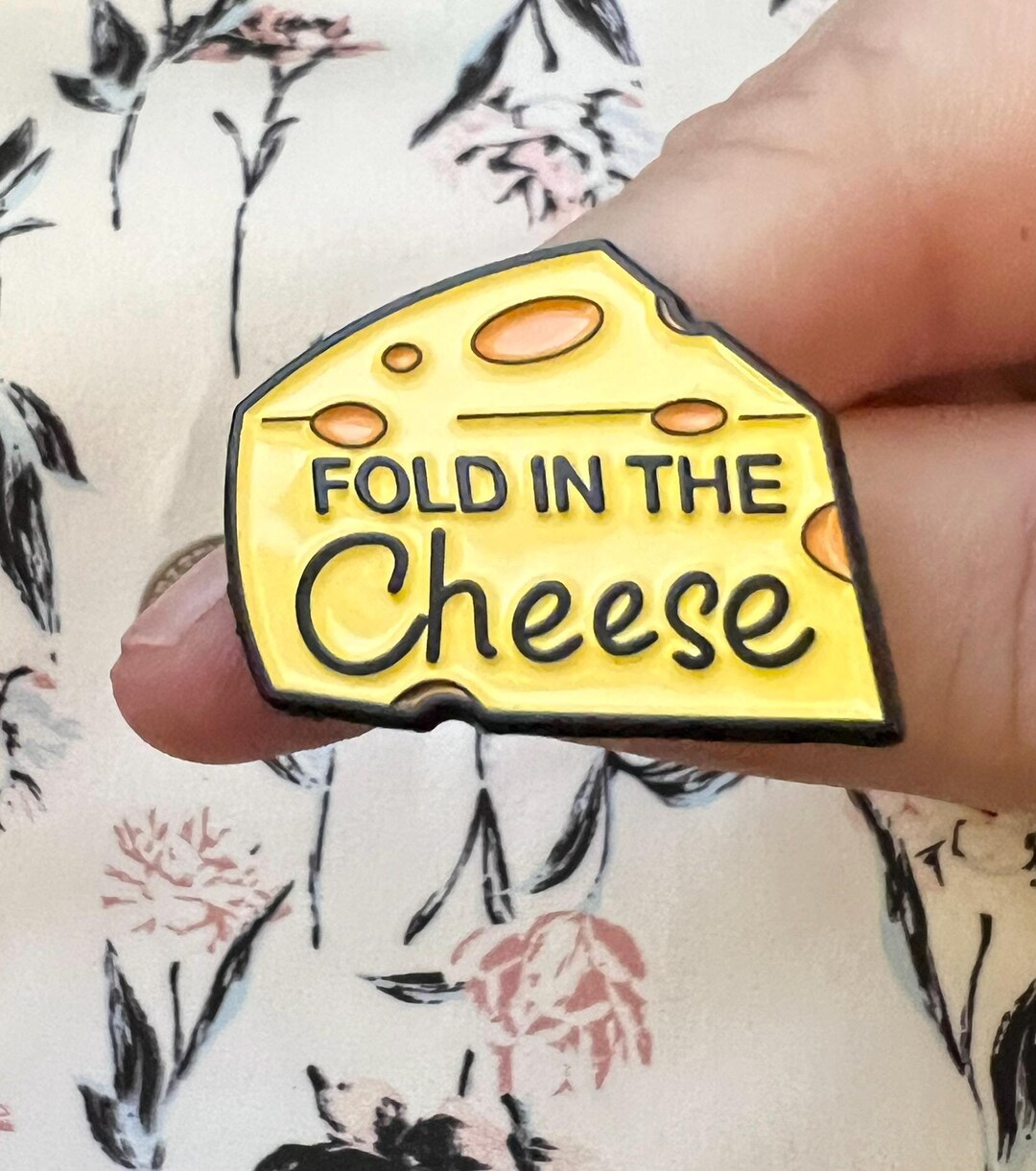 Fold in the Cheese Enamel Pin A Schitts Creek Classic - Etsy