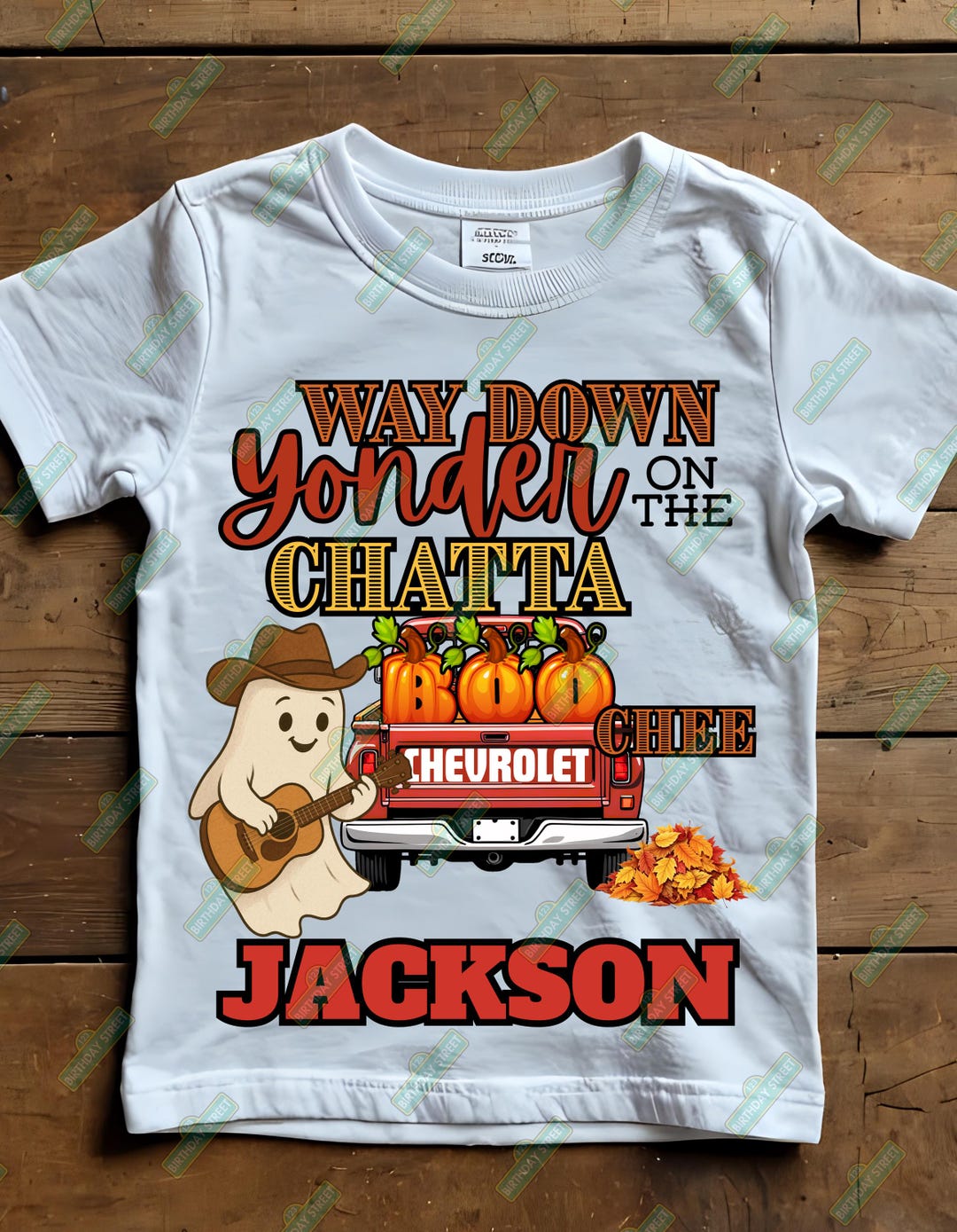 Custom Chatta-boo-chee Halloween Tee - Etsy