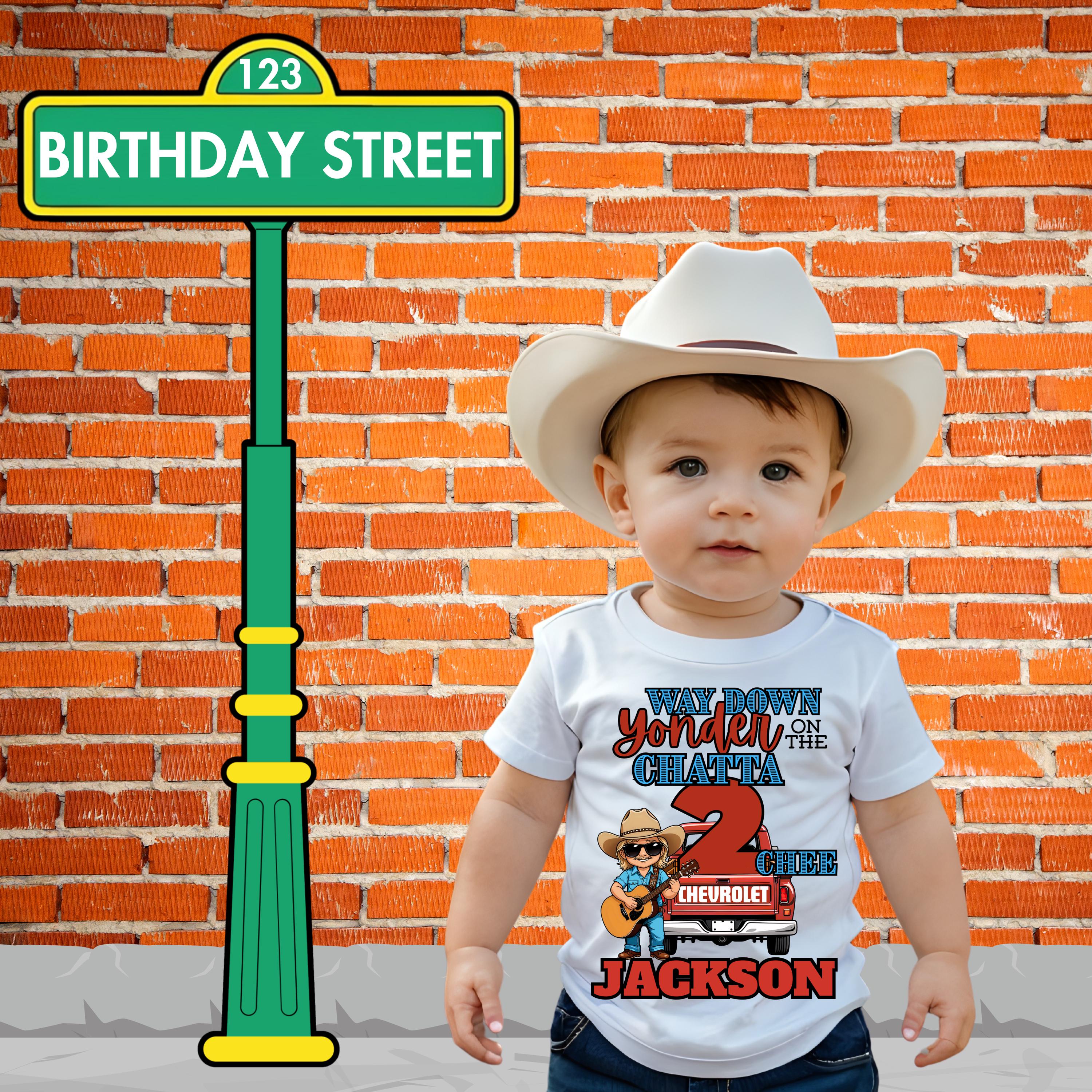 Custom Chatta-two-chee Birthday Tee - Etsy