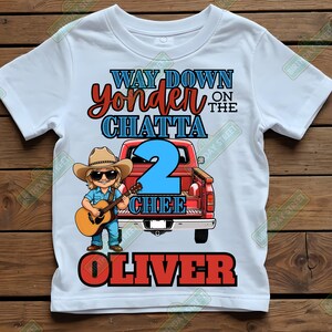 Custom Chatta-two-chee Birthday Tee - Etsy