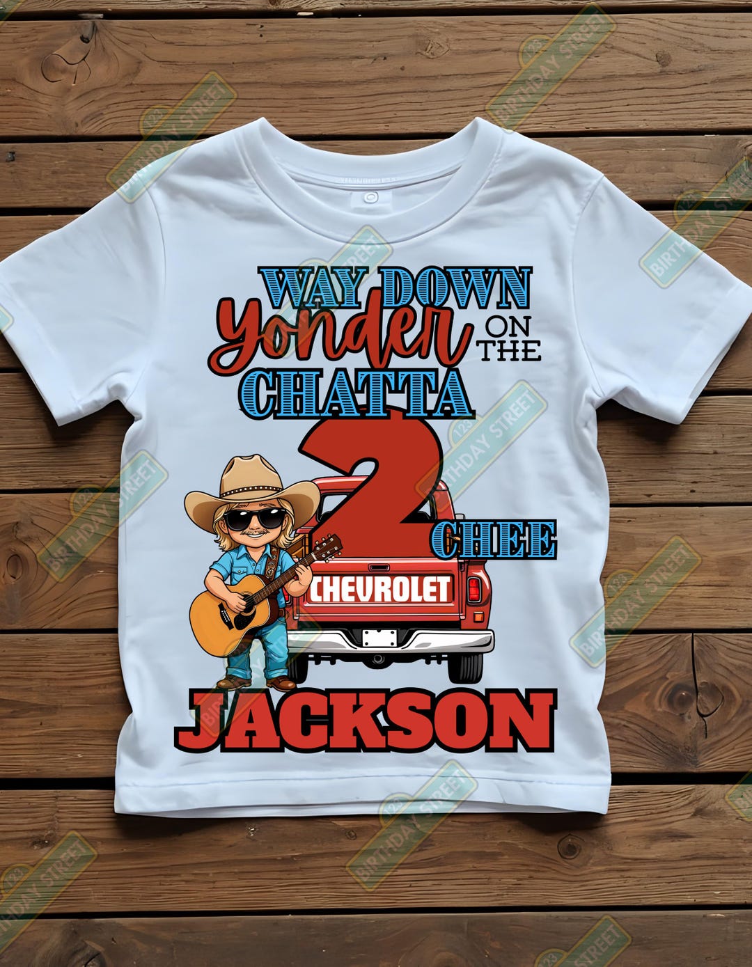 Custom Chatta-two-chee Birthday Tee - Etsy